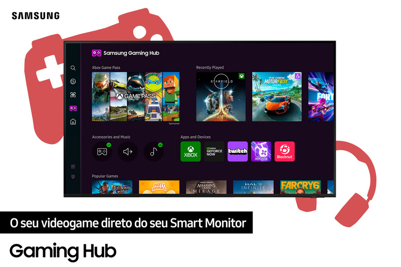 Samsung lança monitores M5 e M8 com IPTV incluso para quem trabalha em ...