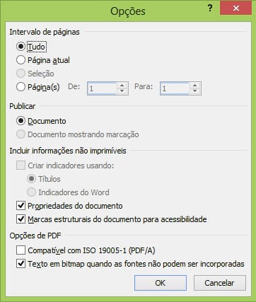 Como criar um PDF no Word?