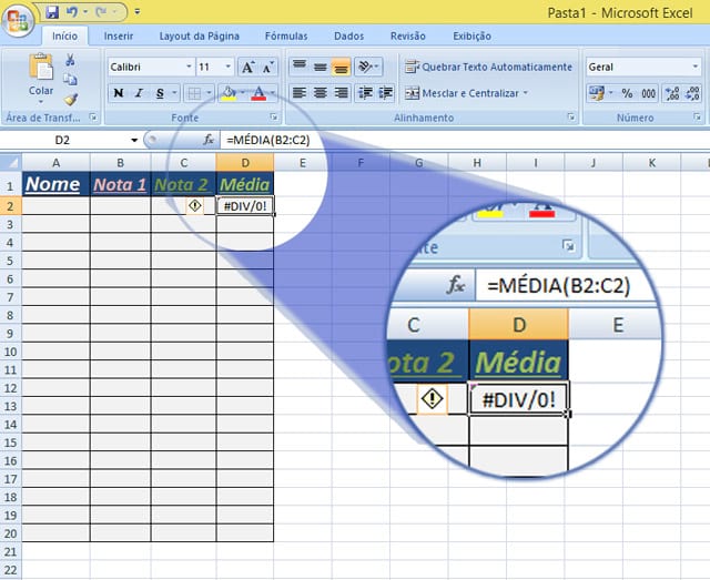 Como fazer uma tabela no Excel