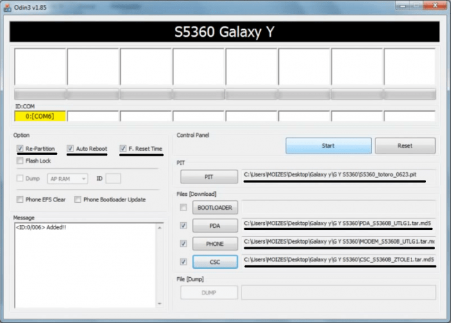 Instalando a ROM original em aparelhos Samsung