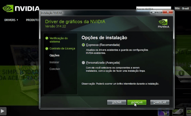 Como atualizar o driver da placa de vídeo