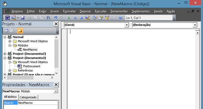 O que são e como usar Macros no Word?