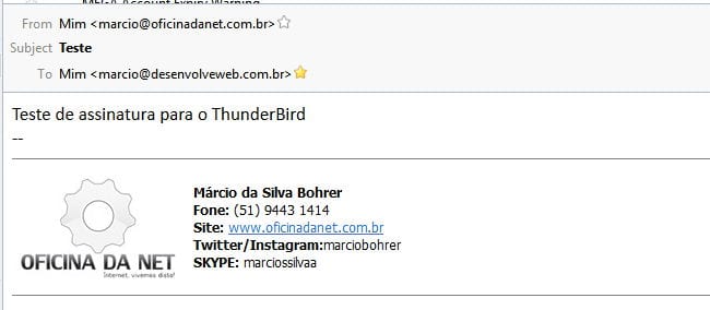 Como criar uma assinatura em HTML para email