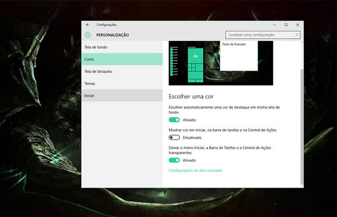 Como personalizar o Windows 10?