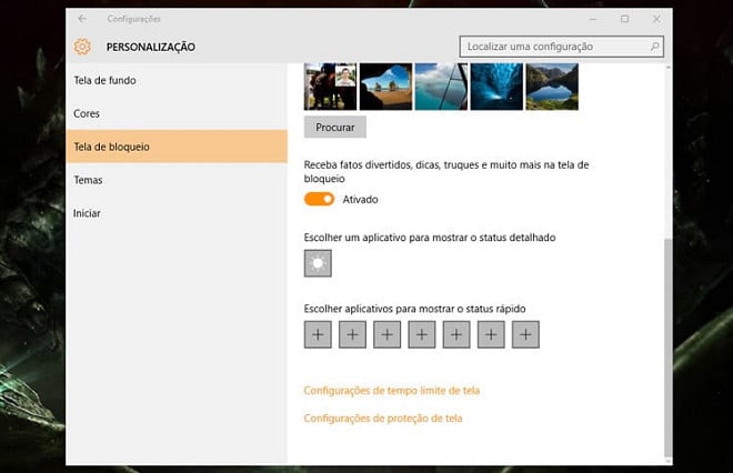 Como personalizar o Windows 10?