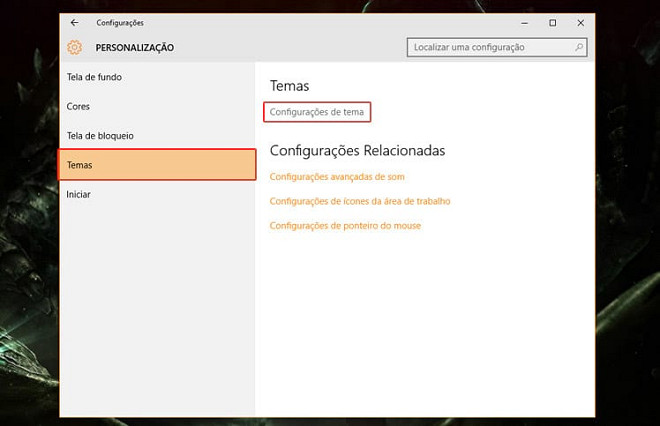 Como personalizar o Windows 10?