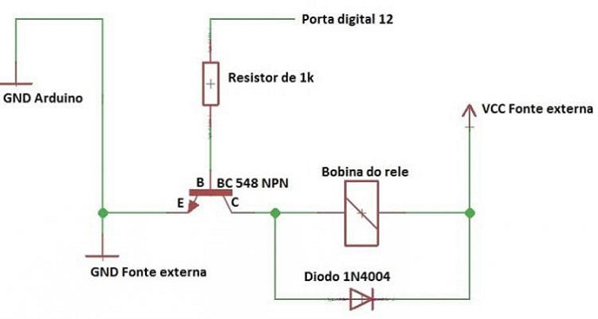 Arduino Uno - Aula 11 – Acionando uma carga com o uso de relê – parte 2