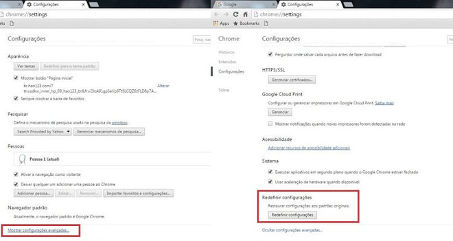Como remover o vírus que abre janelas no Chrome?