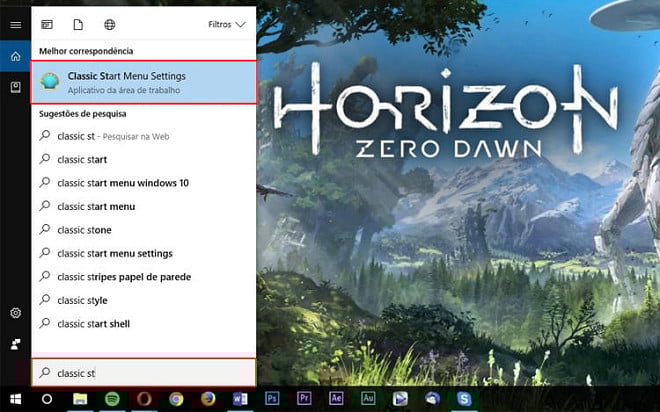 Como deixar a barra de tarefas transparente no Windows 10?