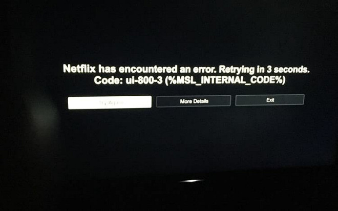 Erro UI-800-3 da Netflix: veja como resolver