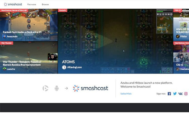 Smashcast: empresa criada através da fusão entre Hitbox e Azubu