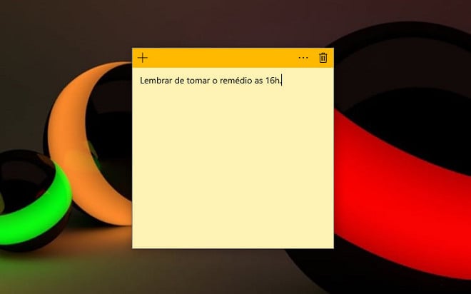 Como usar notas adesivas como lembretes no Windows 10