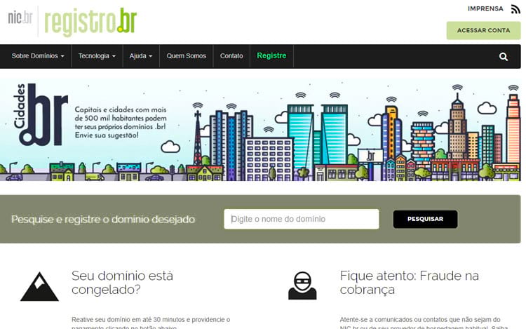 Novas regras para o domínios .br entram em vigor a partir de Setembro