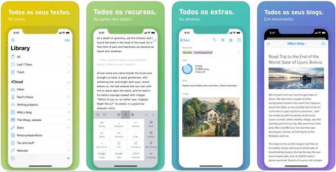 5 aplicativos para escrever textos no iOS e Android