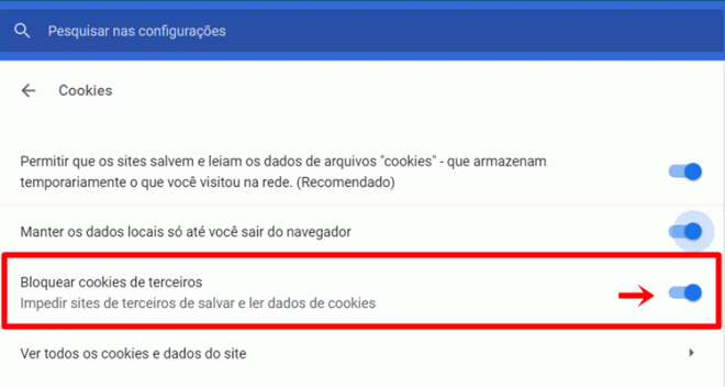 7 Tipos de cookies do navegador