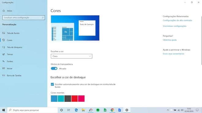 Como ativar o tema escuro (Dark Mode) do Windows 10?