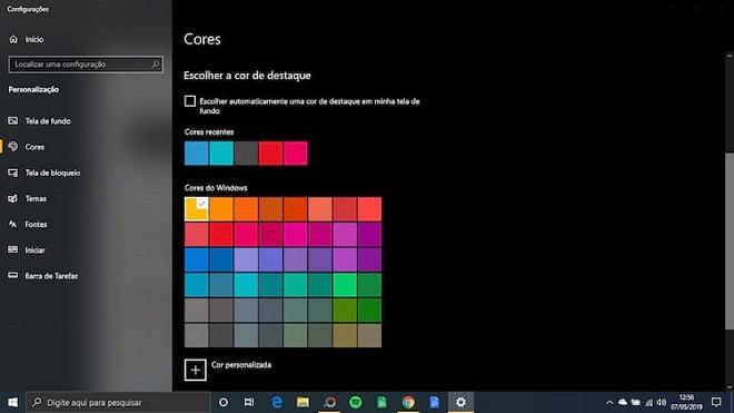Como ativar o tema escuro (Dark Mode) do Windows 10?