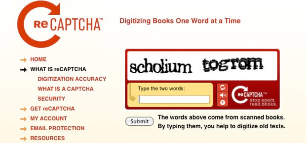 O que é reCAPTCHA e como funciona?