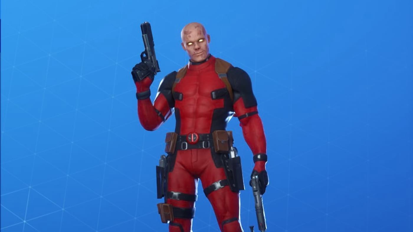 Fortnite tem informações vazadas sobre nova skin de Deadpool sem máscara