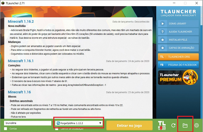 Como baixar e instalar mods no Minecraft | Método TLauncher Como baixar e instalar mods no Minecraft | Método TLauncher
