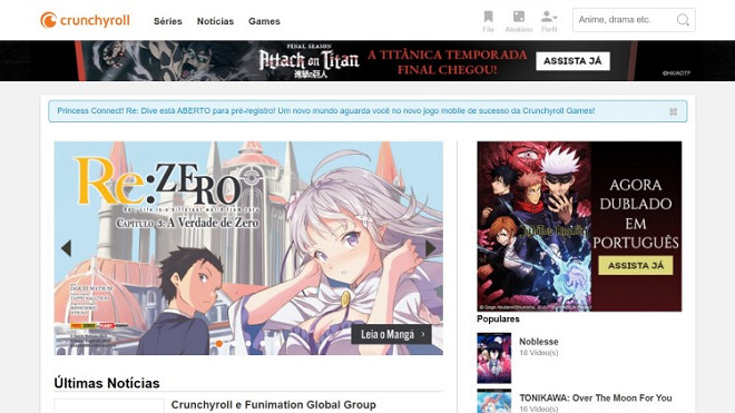 Sony adquire serviço de streaming de anime Crunchyroll por US$1,175 bilhão