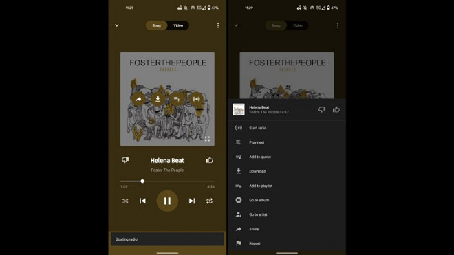 YouTube Music agora permite "iniciar rádio" diretamente da tela de ...