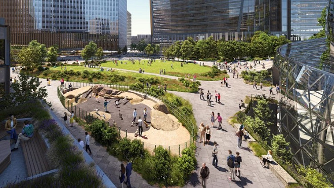 Amazon revela projeto para sua próxima sede nos EUA