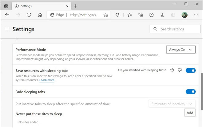 Microsoft Edge ganhará "performance mode" aprimorando uso de RAM, CPU e ...