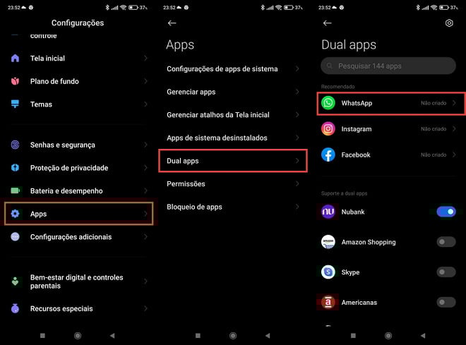 Como duplicar aplicativos no celular da Xiaomi