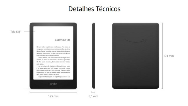Kindle Paperwhite 5 já está à venda na Amazon brasileira