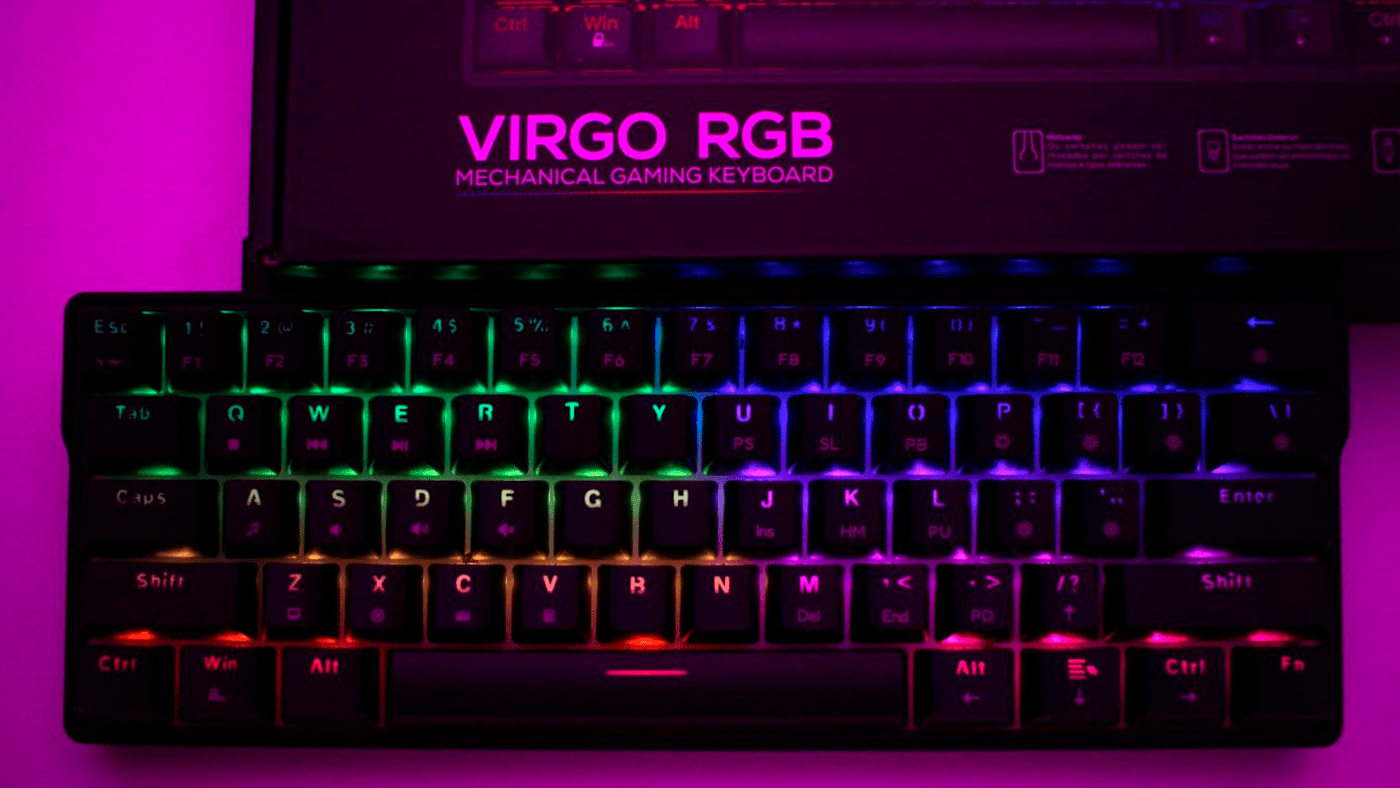 Review teclado Pichau Virgo RGB | Melhor que o Husky Blizzard?