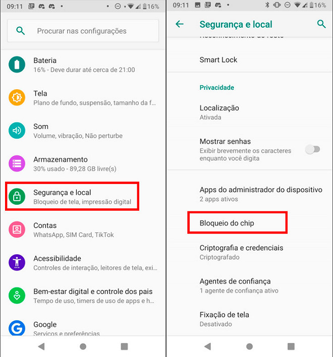 Como bloquear o PIN do chip de operadora no iPhone e Android