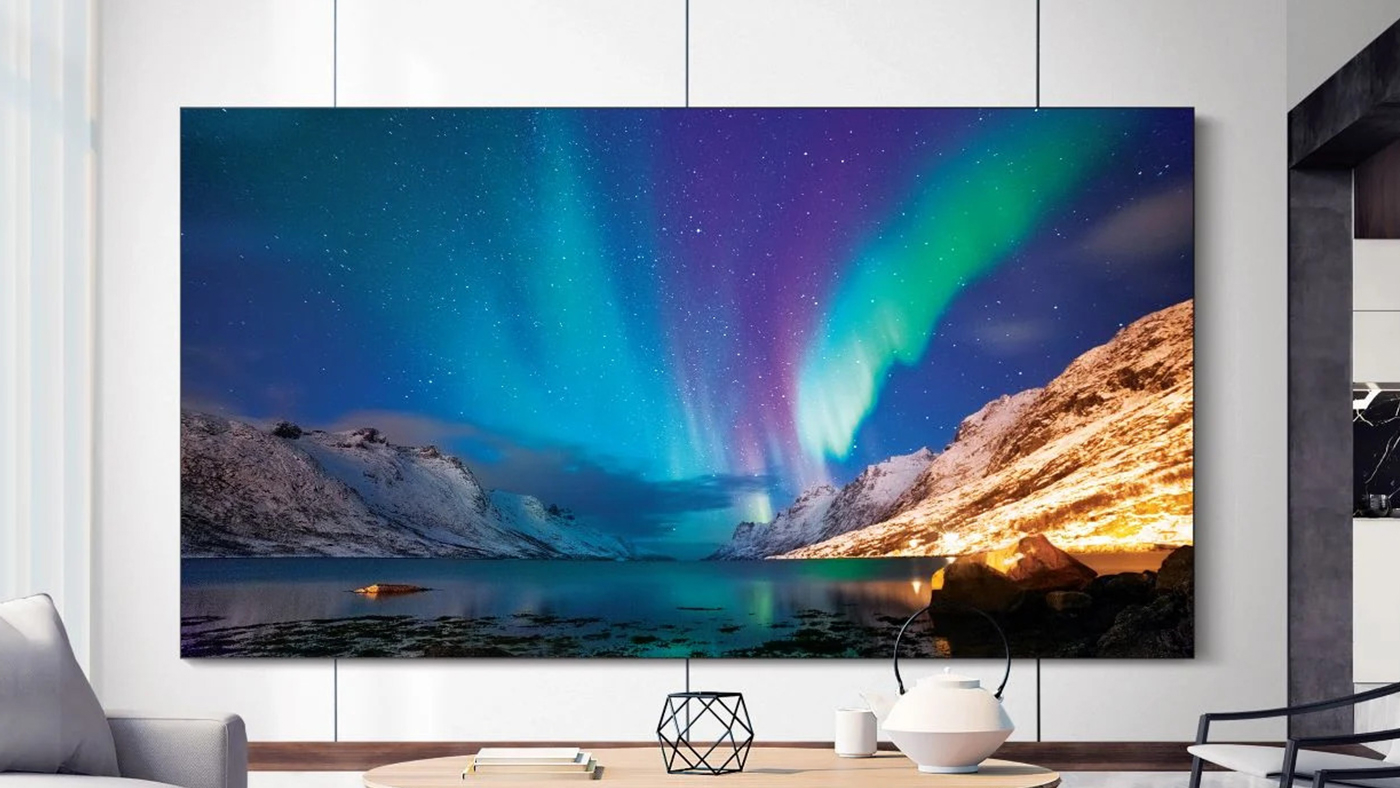 Samsung inicia produção de TVs microLED de 89 polegadas