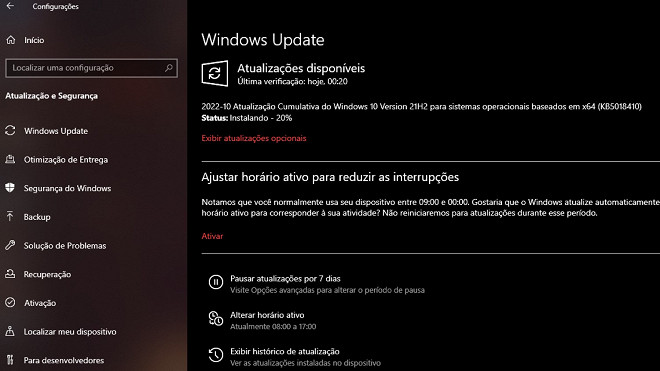 O que vem na atualização de outubro do Windows 10? (KB5018410) O que vem na atualização de outubro do Windows 10? (KB5018410)