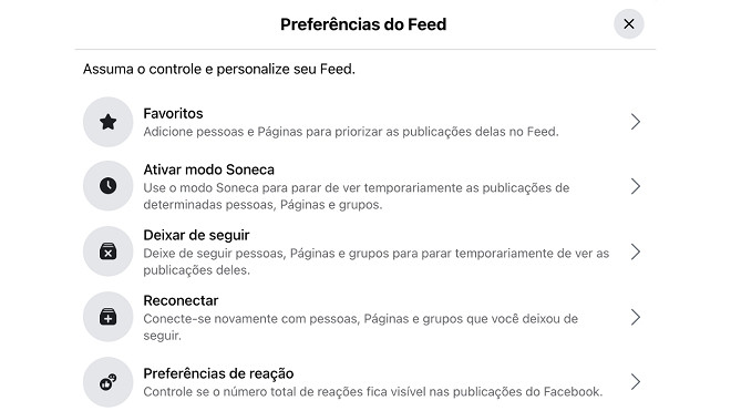 4 maneiras de personalizar seu feed do Facebook