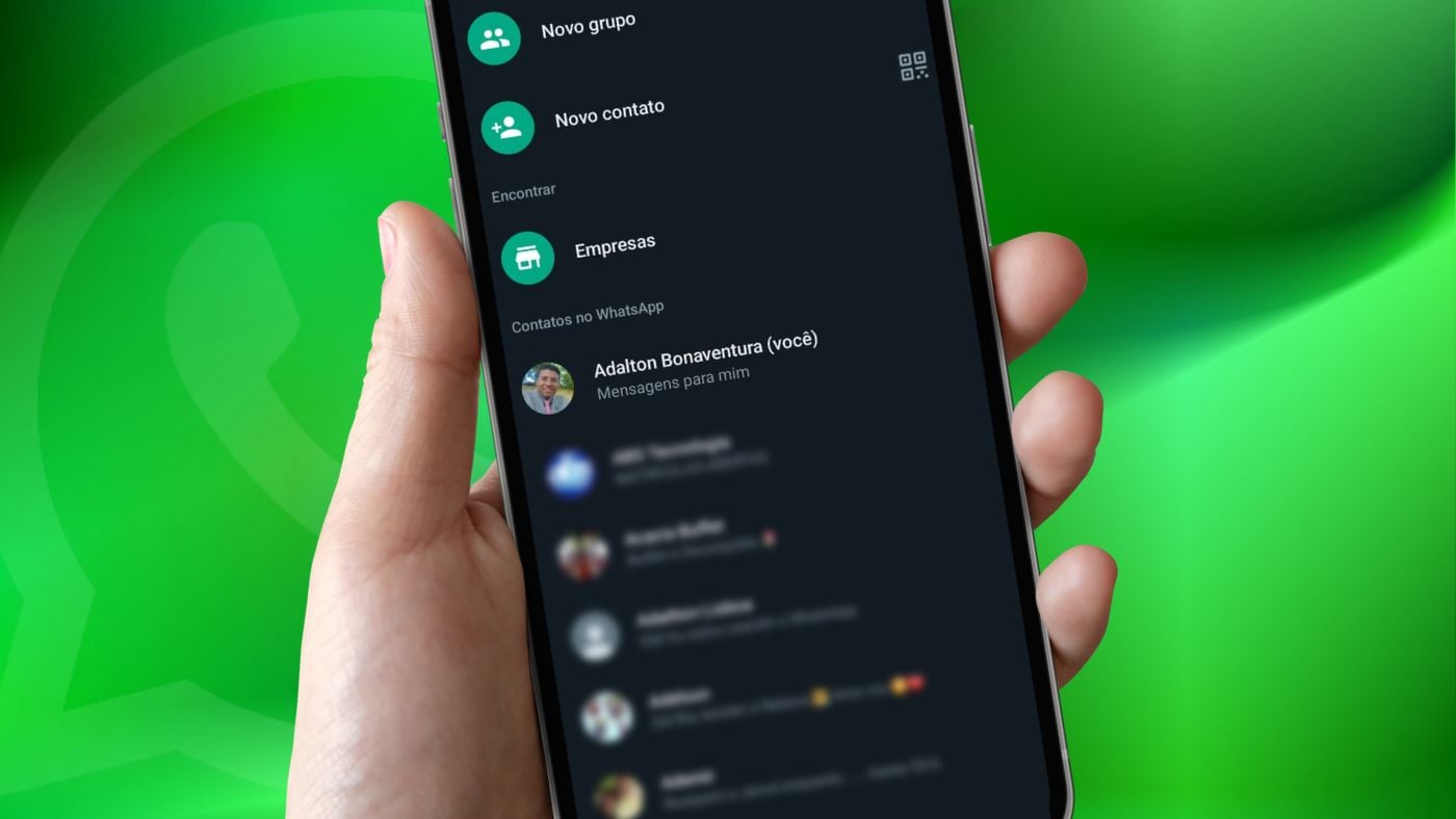 Como enviar mensagem no WhatsApp para si mesmo