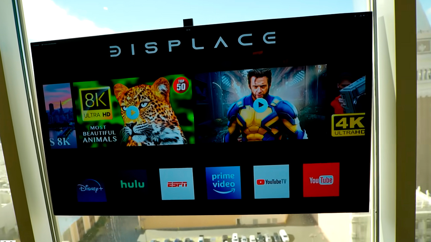 Displace TV: Conheça essa TV sem fios e que não precisa de suporte na ...
