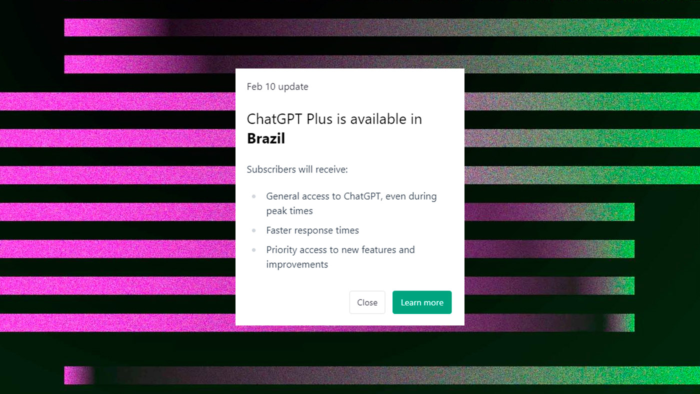 ChatGPT Plus no Brasil; Veja o preço e benefícios ChatGPT Plus no Brasil; Veja o preço e benefícios