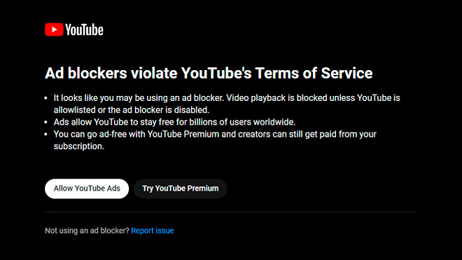 Youtube vai bloquear usuários que usam Adblock e está certo