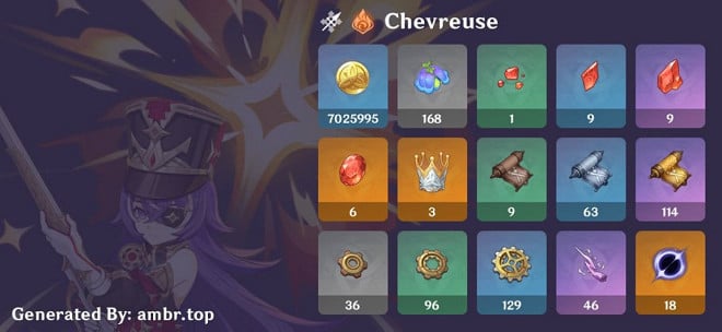 [Genshin Impact] Navia e Chevreuse: videos, kits, materiais e mais