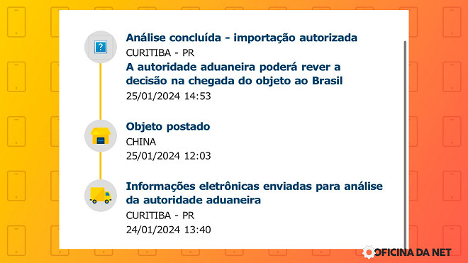 O que significa "A autoridade aduaneira poderá rever a decisão na chegada do objeto ao Brasil"?
