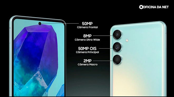 Galaxy M55 é bom? Veja ficha técnica, preço e lançamento