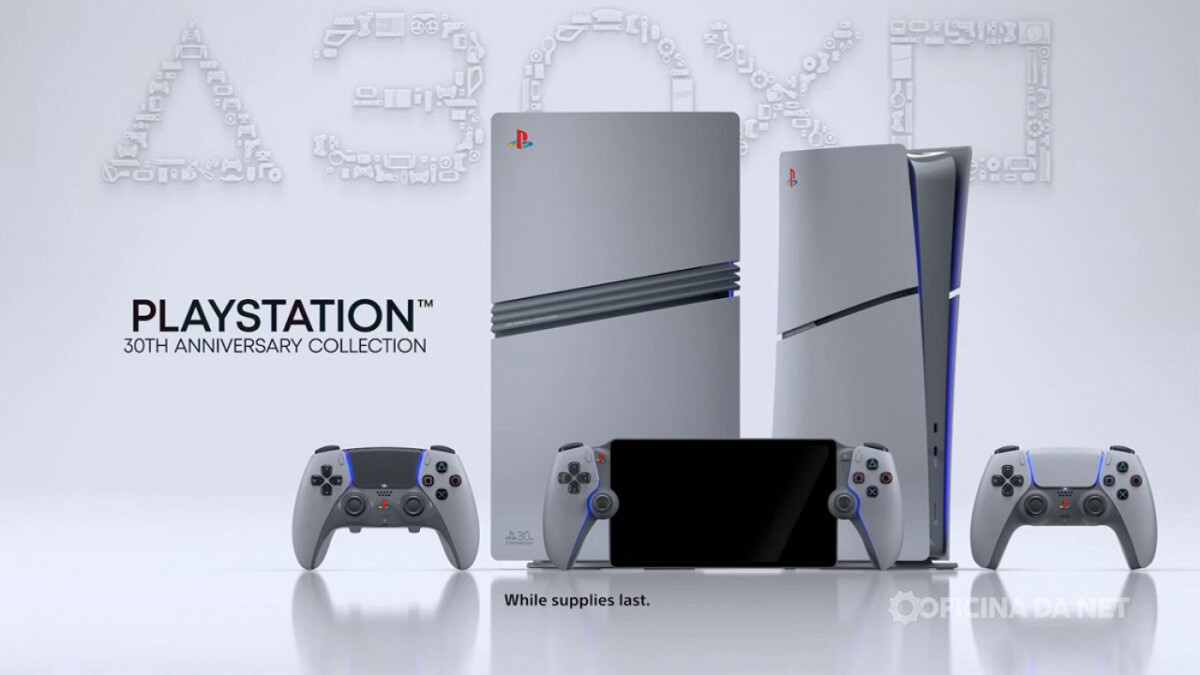 Sony Lança Edição Limitada Do Playstation 5 Pro Para Aniversário De 30 Anos