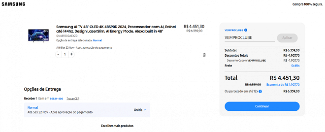 Samsung AI TV 48" OLED 4K with unmissable discount this week – Archyde