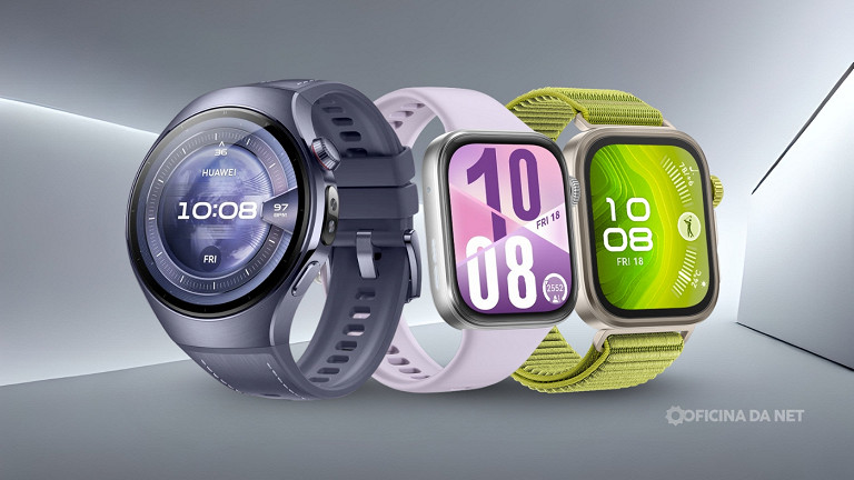 Huawei lança Watch 5 no Brasil com sensor inédito X-Tap; Watch Fit 4 e ...