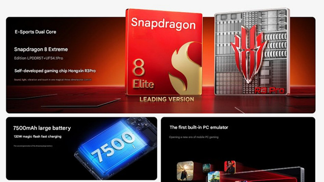 RedMagic 10S Pro e 10S Pro Plus chegam com Snapdragon 8 Elite e querem o topo do AnTuTu
