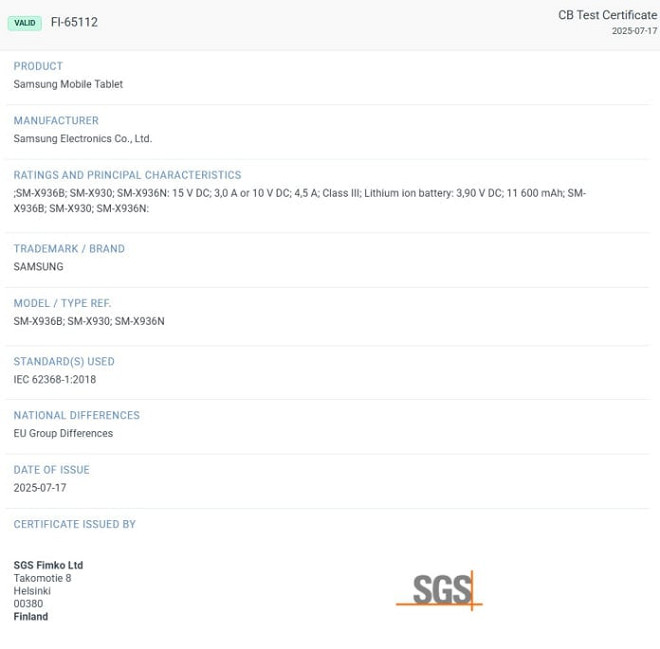 Galaxy Tab S11 Ultra é certificado com bateria gigante; lançamento está ...