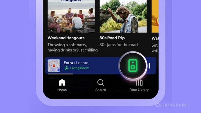 Spotify libera áudio sem perdas nas soundbars Samsung com Wi-Fi
