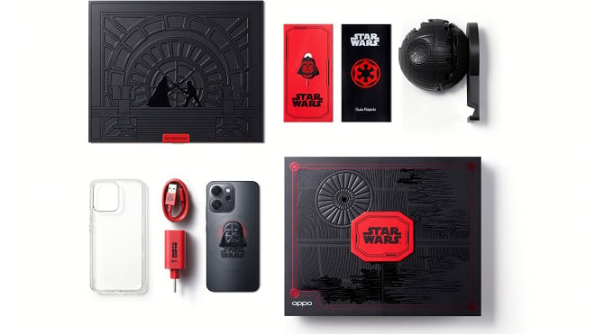 OPPO lança no Brasil o Reno14 F Star Wars; veja o preço e especificações