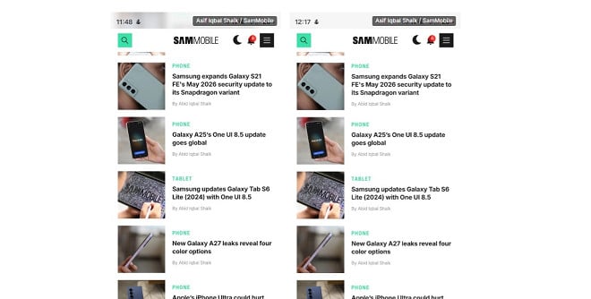 One UI 9 aparece em imagens inéditas e mostra evolução no visual